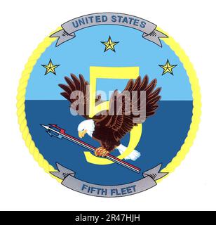 United States Fifth Fleet insignia 2006 Stock Photo - Alamy