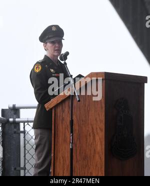 Col. Robin Husted, U.S. Africa Command's J-1, or personnel officer ...