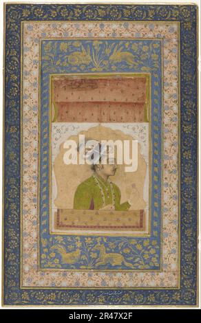 An Indian miniature portrait of Dara Shikoh, the Mughal prince ...