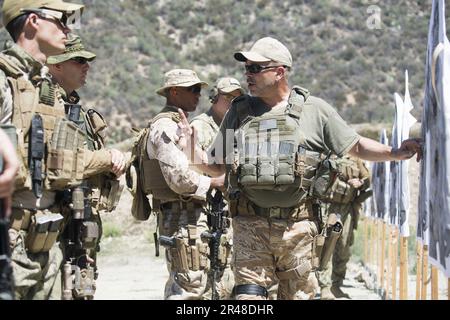 US and Canadian military combat cameramen train in combat tactics ...
