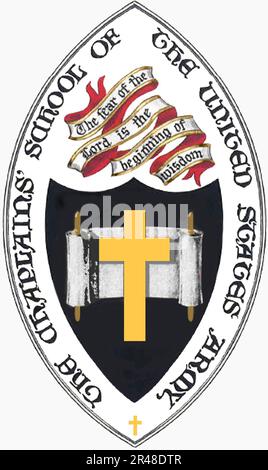 US Army Chaplain School emblem 4 Stock Photo - Alamy