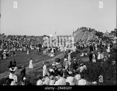 A tablet unveiling ceremony commemorating the first settlement of the ...