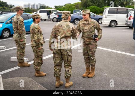 U.S. Air Force Col. Laura Baugh, 20th Medical Group commander, Lt. Col ...
