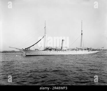 Presidential Yacht Mayflower during Naval Review for U.S. President ...