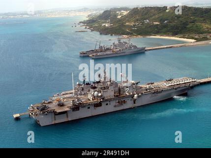 US Navy A busy day for the White Beach Port Facility in Okinawa, Japan ...