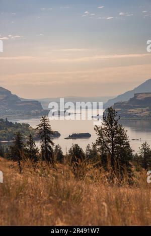 Columbia River view, Catherine Creek Day Use Area, Columbia River Gorge ...