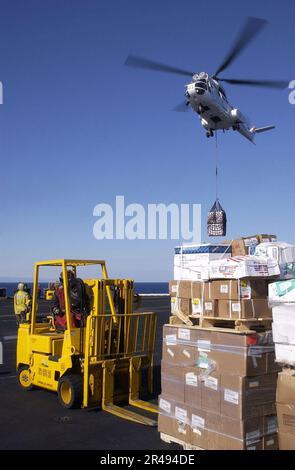 US Navy SA-332 Super Puma helicopters from Military Sealift Command ...
