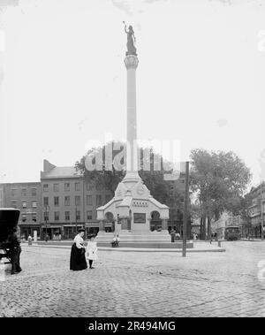 Soldier's Monument, Troy, New York, circa 1905 Stock Photo - Alamy