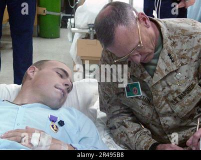 US Navy Purple Heart presentation at the Pentagon Stock Photo - Alamy