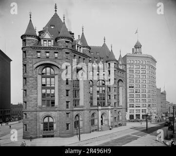 State Savings Bank, Detroit, between 1890 and 1901 Stock Photo - Alamy