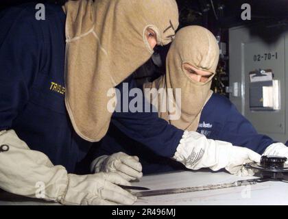 US Navy The Tactical Action Officer (TAO) for Destroyer Squadron Seven ...
