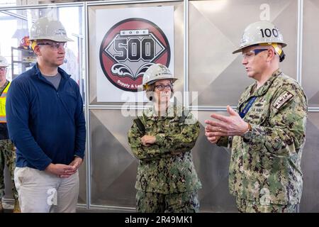The Honorable Erik Raven, Under Secretary of the Navy, and Adm. Lisa ...