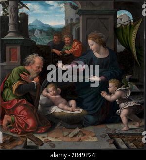 The Holy Family, Workshop of Joos van Cleve, ca. 1515 Stock Photo - Alamy