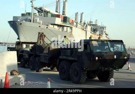 This military HEMTT (Heavy Expanded Mobility Tactical Truck) built by ...