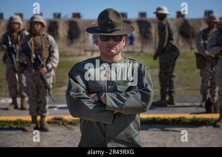 U.S. Marine Corps Sgt. Jesus Bustamante, a Houston, Texas, native and a ...