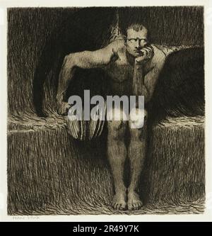 Franz Von Stuck - Lucifer C 1890 Stock Photo - Alamy