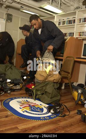 firefighting, General Quarters, gq, U.S. Navy Stock Photo - Alamy
