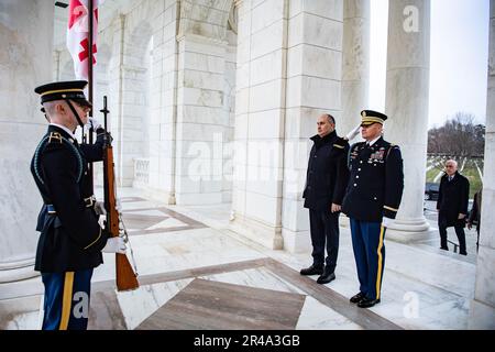 U.S. Army Col. David Rowland (right), commander, 3d U.S. Infantry ...