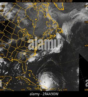 US Navy Satellite image taken from the GOES-12 satellite Tropical storm ...