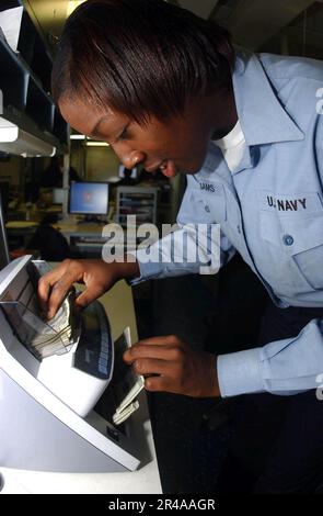 US Navy Disbursing Clerk Stock Photo - Alamy