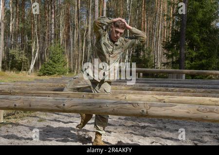 U.S. Army Sgt. Christian Hernandez with U.S. Army Garrison Rheinland ...