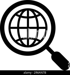 Seo, world, browser, search icon - Beautiful vector design. Perfect use for web, print media ...