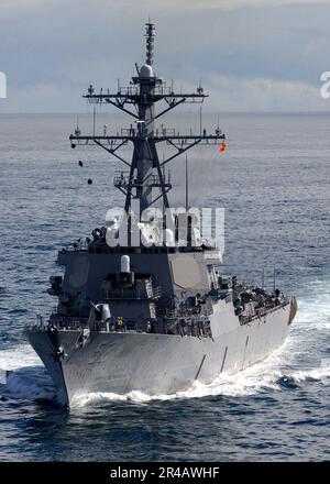 The USS Barry (DDG 52), an Arleigh Burke-class guided-missile destroyer ...