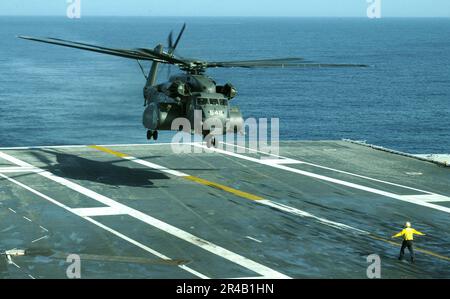 US Navy An aircraft handler directs an EA-6B Prowler Stock Photo - Alamy