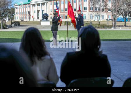 Col. Edgardo Ramirez, commander of the 14th Field Hospital, receives a ...