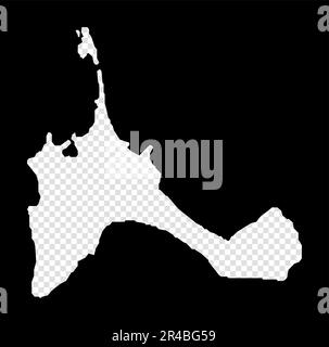 Formentera map design. Shape of the island with beautiful geometric ...