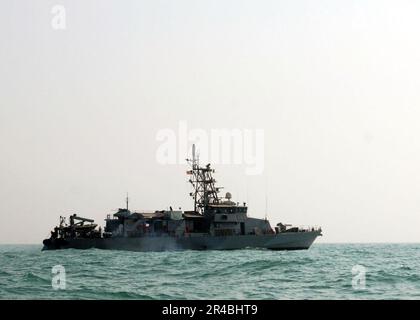 The coastal patrol craft USS Firebolt (PC 10) operates in the Persian ...
