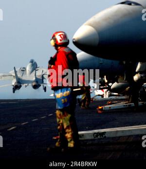 US Navy An F-14D Tomcat launches for a routine training mission from ...