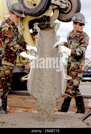 U.S. Navy Builder 2nd Class left, and Builder 1st Class both with Naval ...