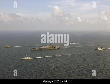 US Navy Armada Republica Colombia (ARC) Caldas (FM 52) stands plane ...