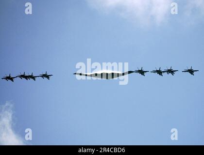 US Navy A B-2 Stealth Bomber assigned to Whiteman Air Force Base (AFB ...