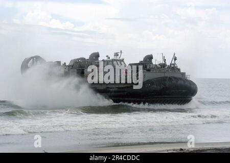 A landing craft air-cushioned, assigned to San Antonio-class amphibious ...