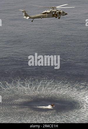 US Navy SAR swimmer training Stock Photo - Alamy