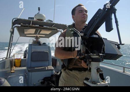 US Navy Harbor Patrol Unit (HPU) provides a constant anti-terrorism ...