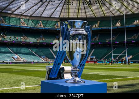 A general view of the trophy before the Gallagher PREM Final at the ...