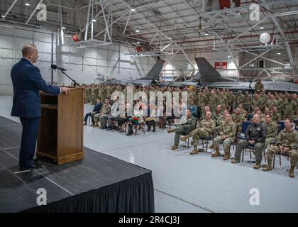 138th Fighter Wing holds a promotion ceremony for Col. Frank Horton ...