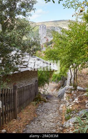 Pocitelj, located near Mostar, was taken by the Ottomans in the 15th ...