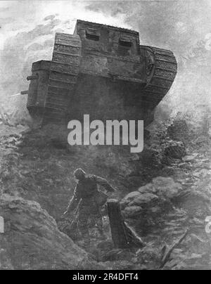 Battle of Flers-Courcelette, Western Front, WW1 Stock Photo - Alamy