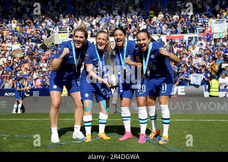 Chelsea's Guro Reiten, Millie Bright and Sam Kerr celebrate following ...