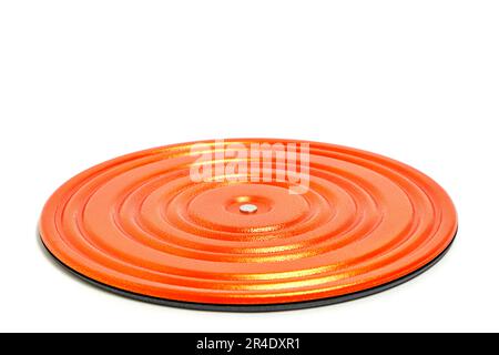 Disc for waist, abs and health white background Stock Photo - Alamy