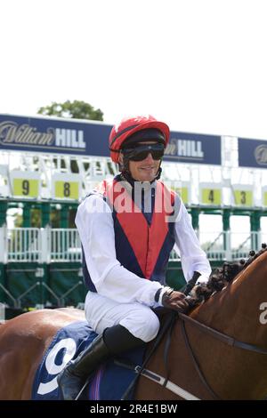 Jockey Duran Fentiman and Horse Copper Knight at Dante Festival Stock ...