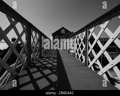 Redruth Station Footbridge Stock Photo - Alamy