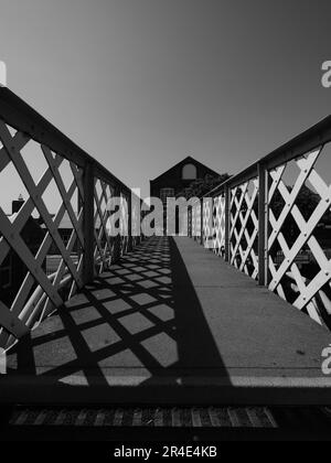 Redruth Station Footbridge Stock Photo - Alamy
