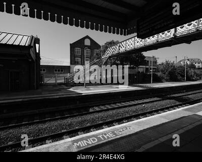Redruth Station Footbridge Stock Photo - Alamy