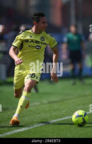 Florian Thauvin of Udinese Calcio is in action during the 28th day of ...