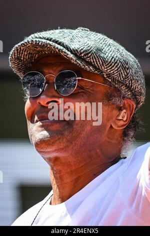 French singer and former tennis player Yannick NOAH performs on stage ...